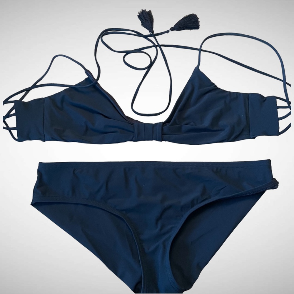 Michael Kors Collection Black String Bikini Nwot Size… - Gem